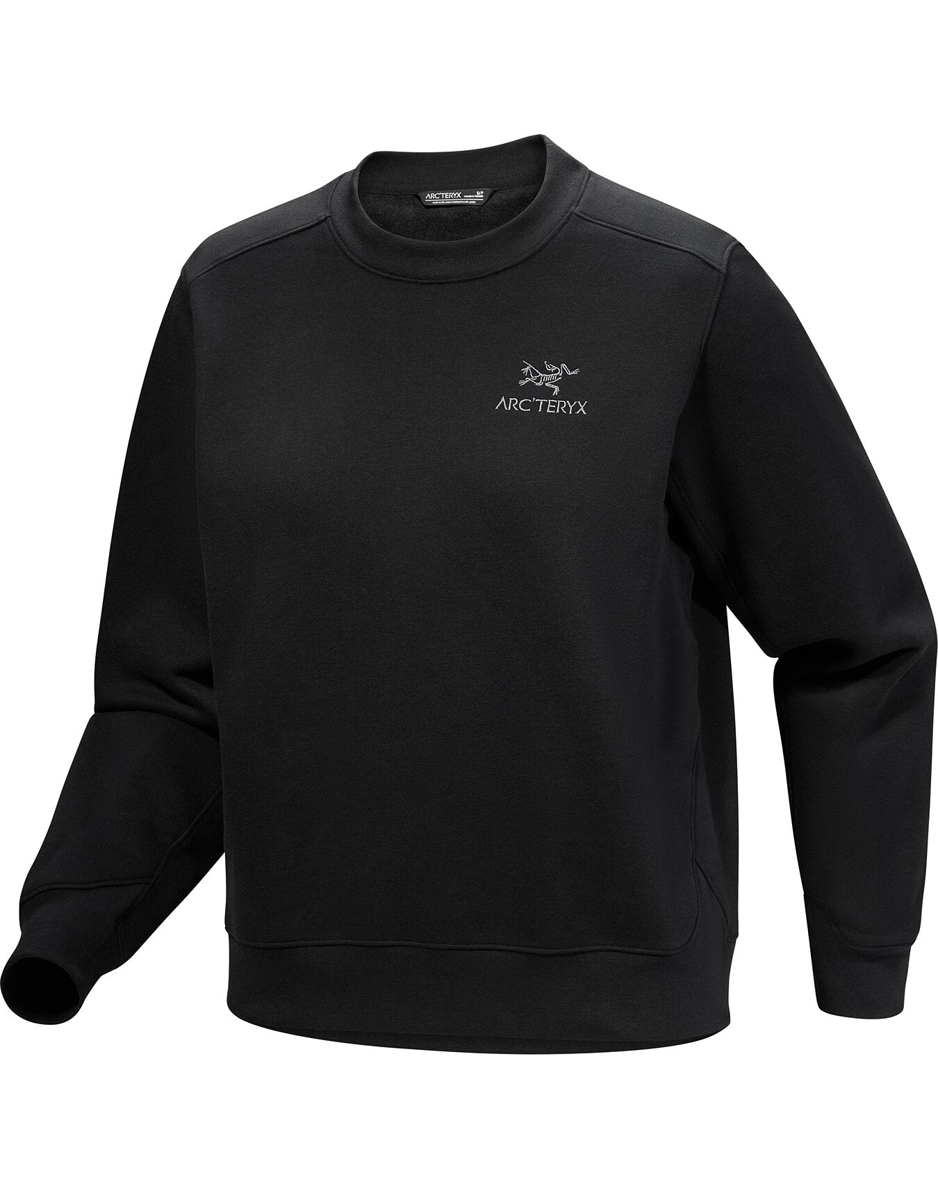Arc'teryx Women's Breathable Emblem Fleece Crew Black – Black – Arc ...