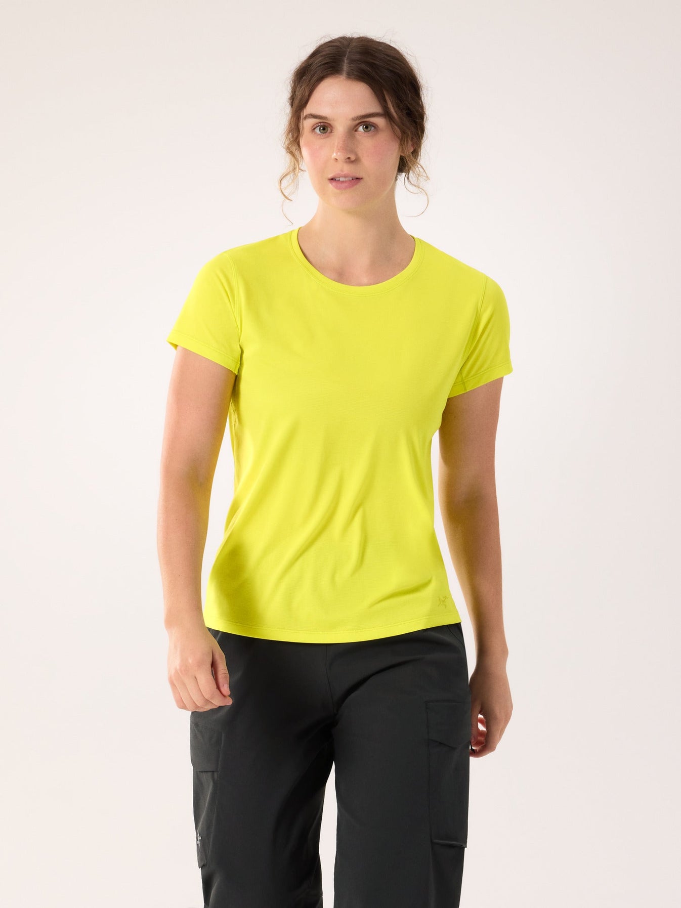 Arc'teryx Women Breathable Taema Crew Neck Shirt SS Yellow – Euphoria ...