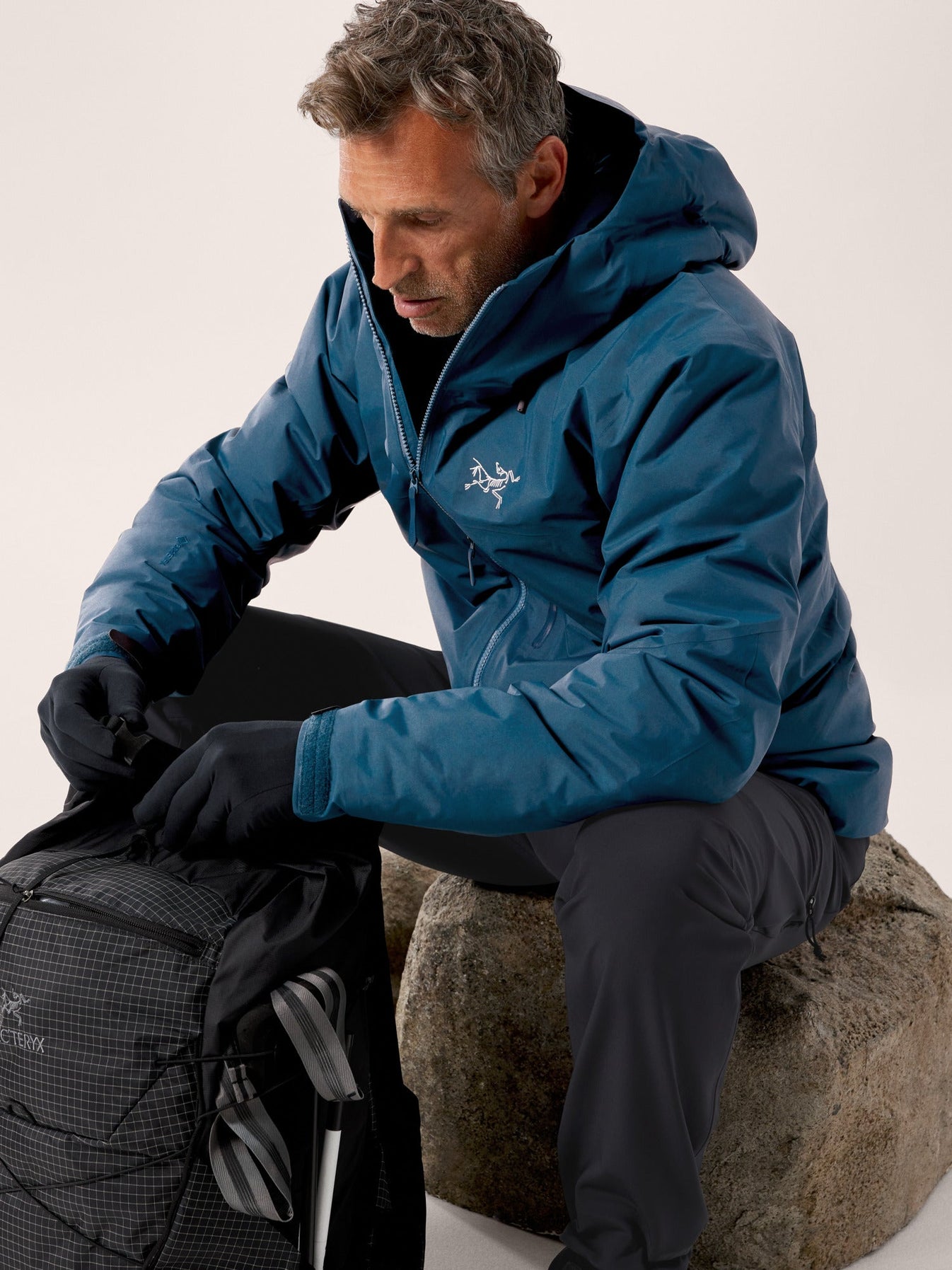 Arc'teryx Men's Waterproof Beta Insulated Jacket Blue Green ...