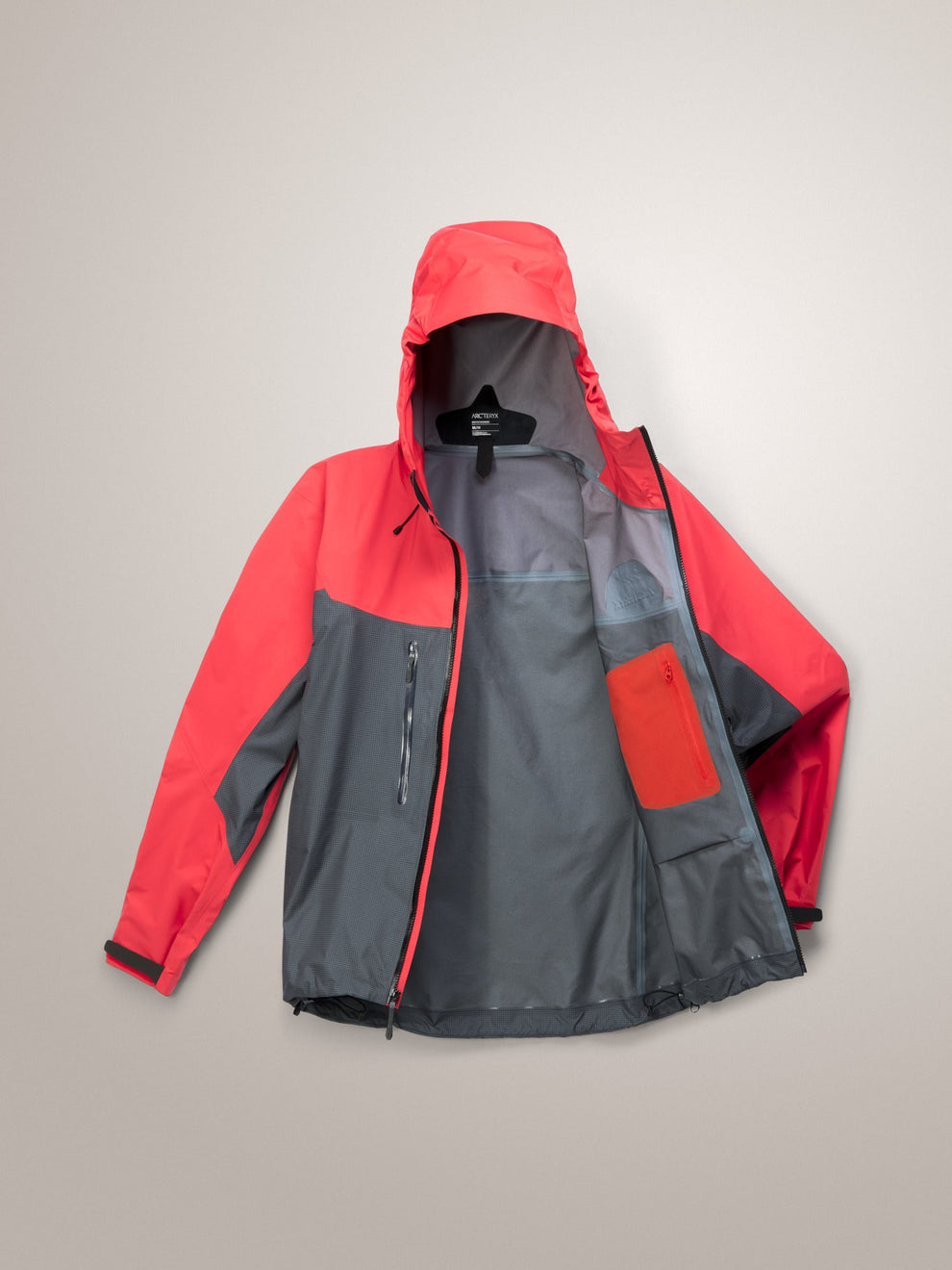 Arc'teryx Men's Waterproof Alpha Jacket Red – Dynasty / Dk Grey – Arc ...
